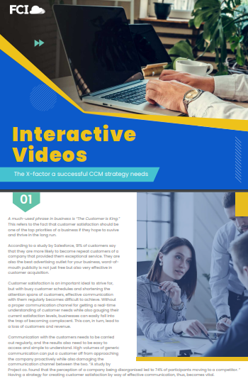 Using Interactive Personalized Videos For Better Customer Engagement