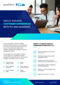 Enhance business communications with FCI's expertise | Brochure