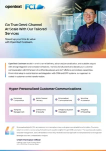 FCI Brochure: Transform Your CCM Strategy with VARTA Solution