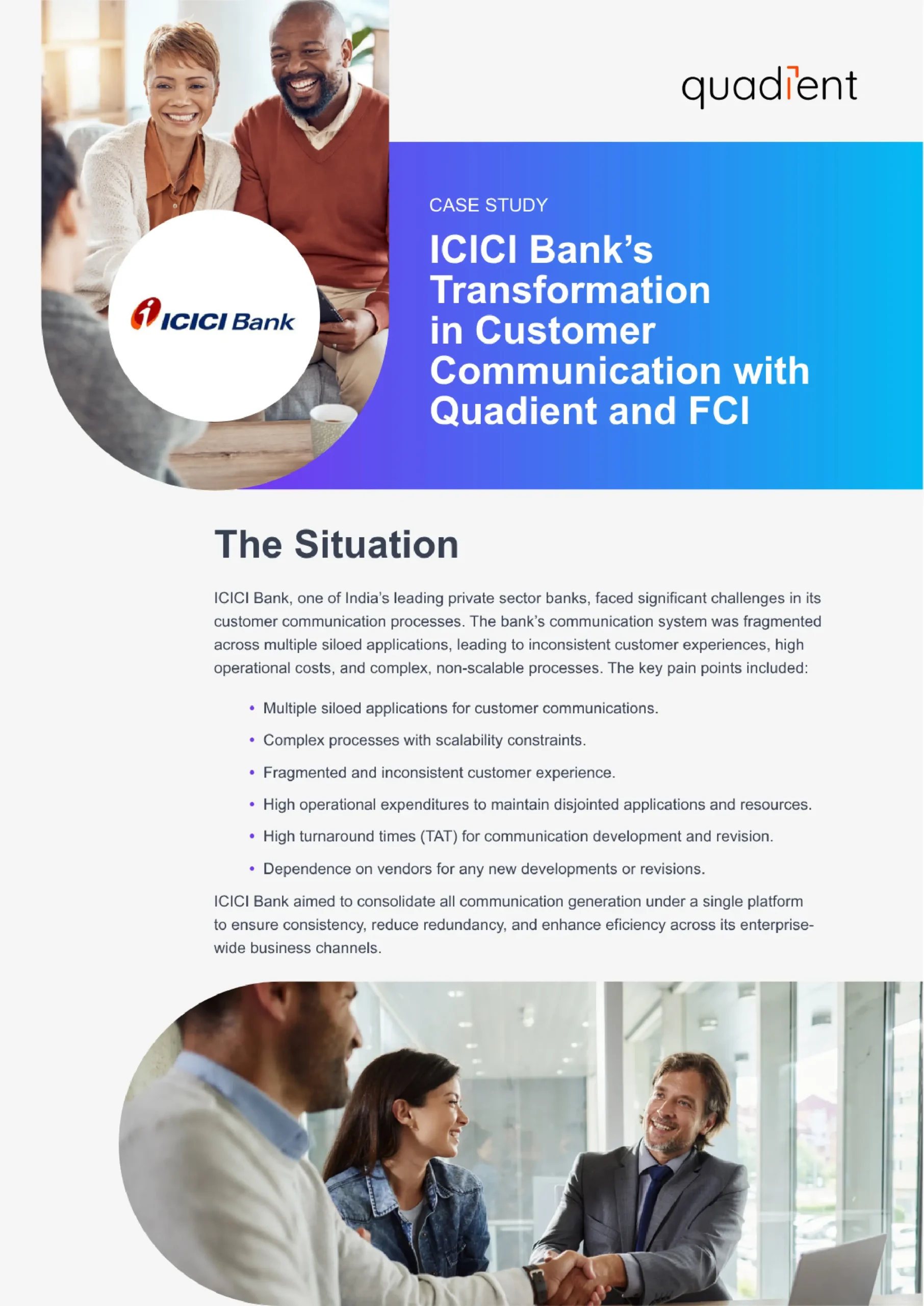 ICICI Bank's Transformation in Customer Communication with FCI and Quadient